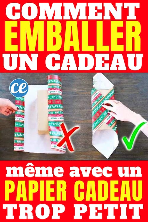 Comment Réussir à Emballer un Cadeau Quand Le Papier Cadeau Est Trop Petit.