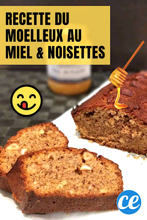 La délicieuse recette du moelleux au miel et noisettes prêt en 10 min