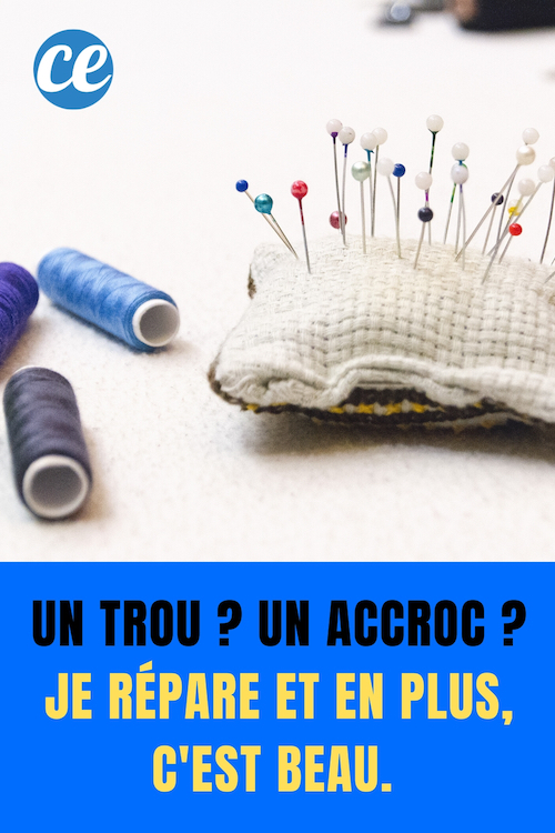 Un Trou ? Un Accroc ? Je Répare et en Plus, c'est Beau.