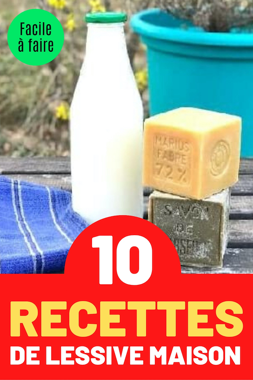 Lessive Maison : 10 Super Recettes Faciles, Rapides & Économiques.