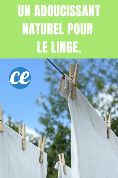 Un adoucissant naturel pour le linge. Un adoucissant naturel pour le linge.