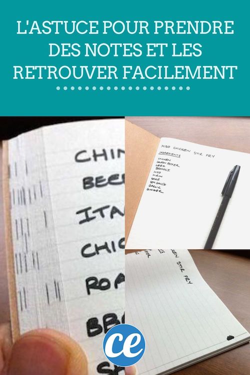 Vous Prenez Beaucoup de Notes ? Utilisez Cette Astuce Pour Garder Votre ...