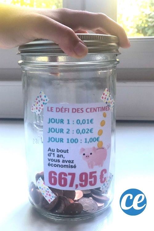Le Défi des Centimes Pour Économiser 667 Euros.