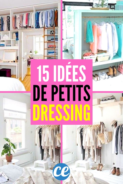 15 Super Idées de Dressing Pour un P'tit Appartement.