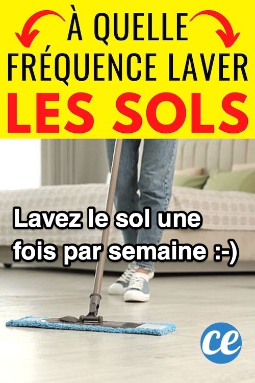 À Quelle Fréquence Faut-il Laver le Sol de la Maison Pour Qu'il Reste ...