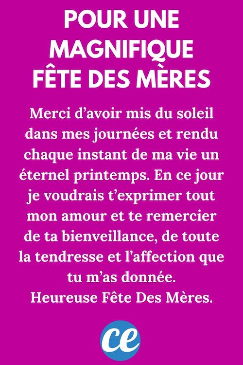 58 Textes Touchants Pour la Fête des Mères (Que Votre Maman Va Adorer).