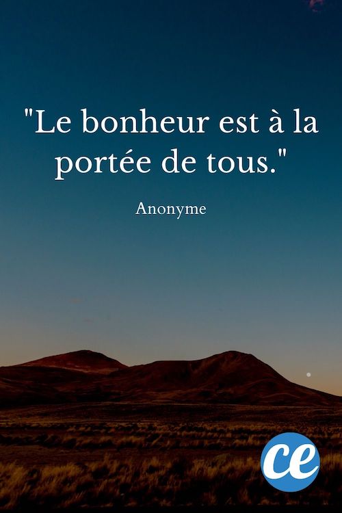 118 Citations Sur le Bonheur (Pour Retrouver le Sourire).