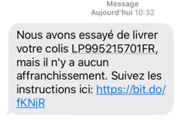 Vous Avez Reçu ce SMS de Colis ? Attention, un Escroc Veut Vider Votre ...