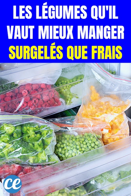 Les Légumes Qu'il Vaut Mieux Manger Congeles Que Frais.