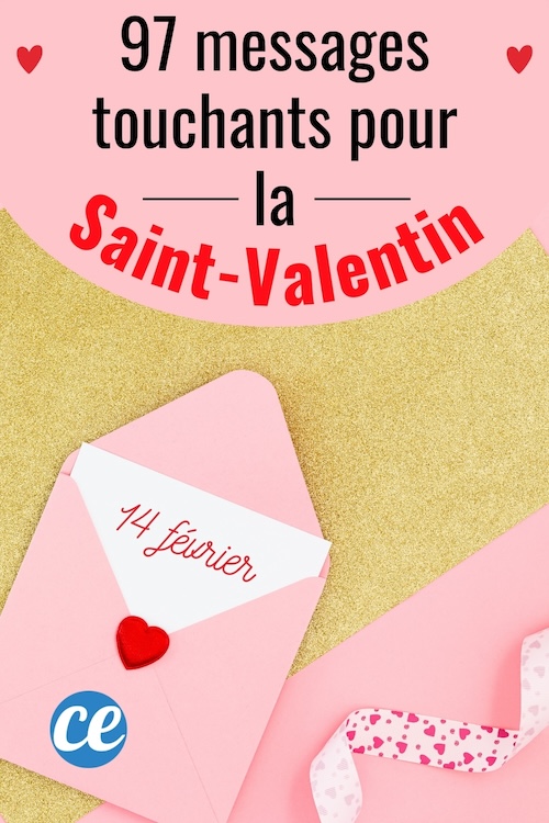 Message de Saint-Valentin : Textes, Citations Déclaration, Lettres et ...