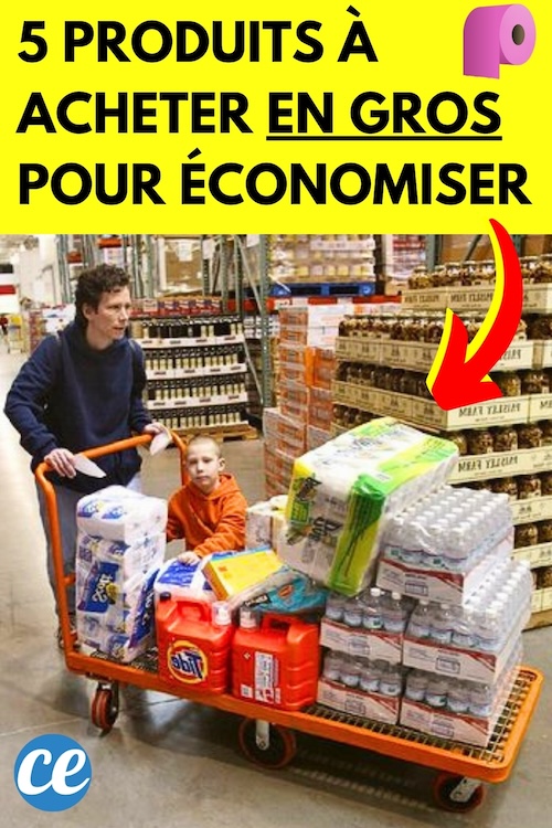 5 Produits Qu'il Faut Acheter en Gros Pour Faire des Économies.