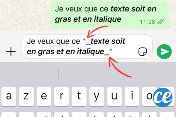 WhatsApp : Comment Écrire en Italique, en Gras ou Barré un Mot