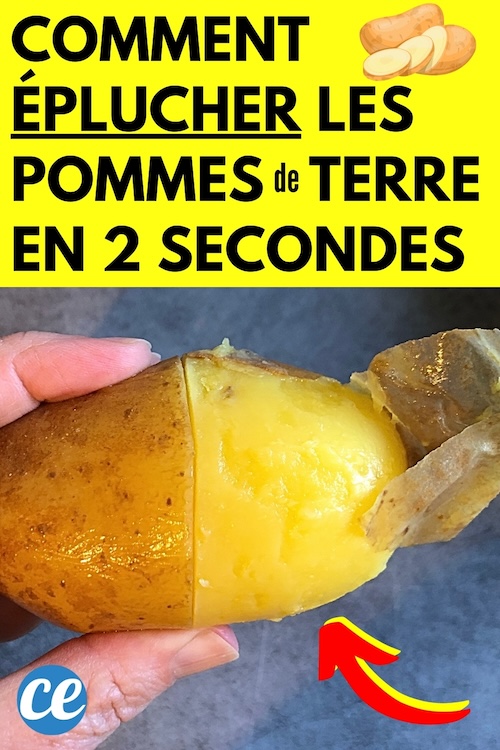 L'Astuce Pour Éplucher vos Pommes de Terre en 2 Secondes Chrono.