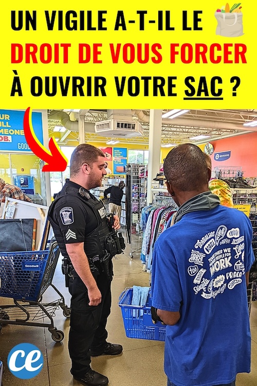 Un Vigile a-t-il le Droit de Vous Forcer à Ouvrir votre Sac