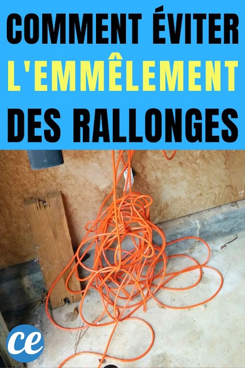L'Astuce Pour Ne Plus Jamais Emmêler une Rallonge.
