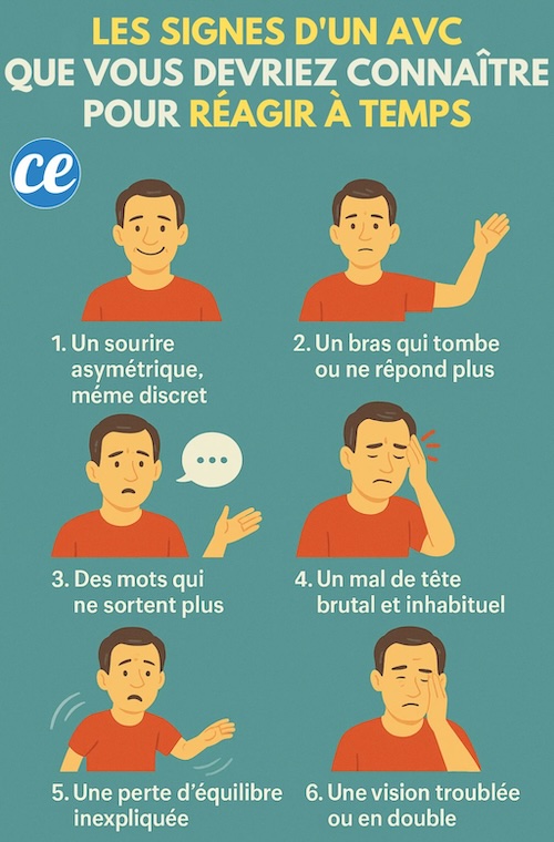 7 signes d’un AVC que vous devriez connaître pour réagir à temps