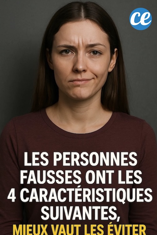 Les personnes fausses ont les 4 caractéristiques suivantes, mieux vaut ...