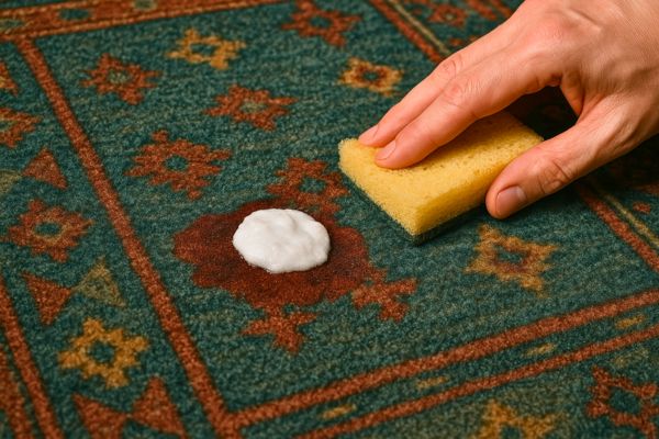 Saupoudrez du sel sur votre tapis. Voici le secret que les pressings ne ...