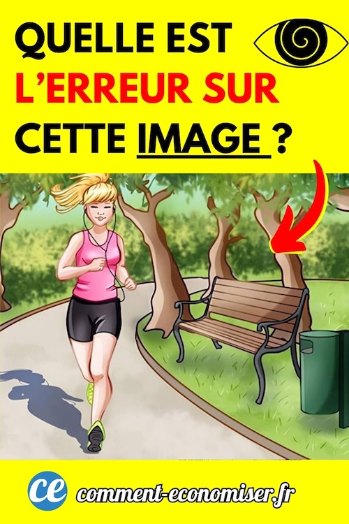 Repérez l'erreur dans cette image