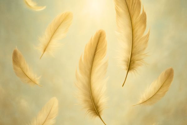 Lorsque vous trouvez une plume blanche, en voici la signification