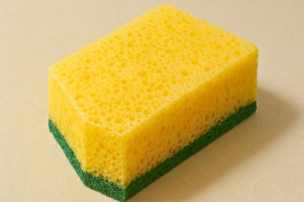 Pourquoi couper un coin de l'éponge à vaisselle ? Le geste pratique qui ...