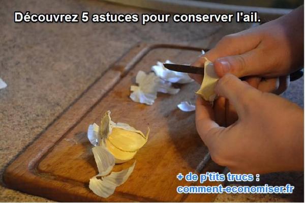 5 Astuces Efficaces pour Conserver l'Ail Plus Longtemps.