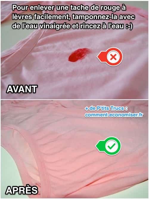 L'Astuce Magique Pour Faire Disparaître une Tache de Rouge à Lèvres en ...