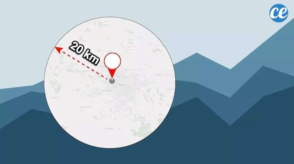 Comment Calculer Un Rayon de 20 km Autour De Chez Moi FACILEMENT.